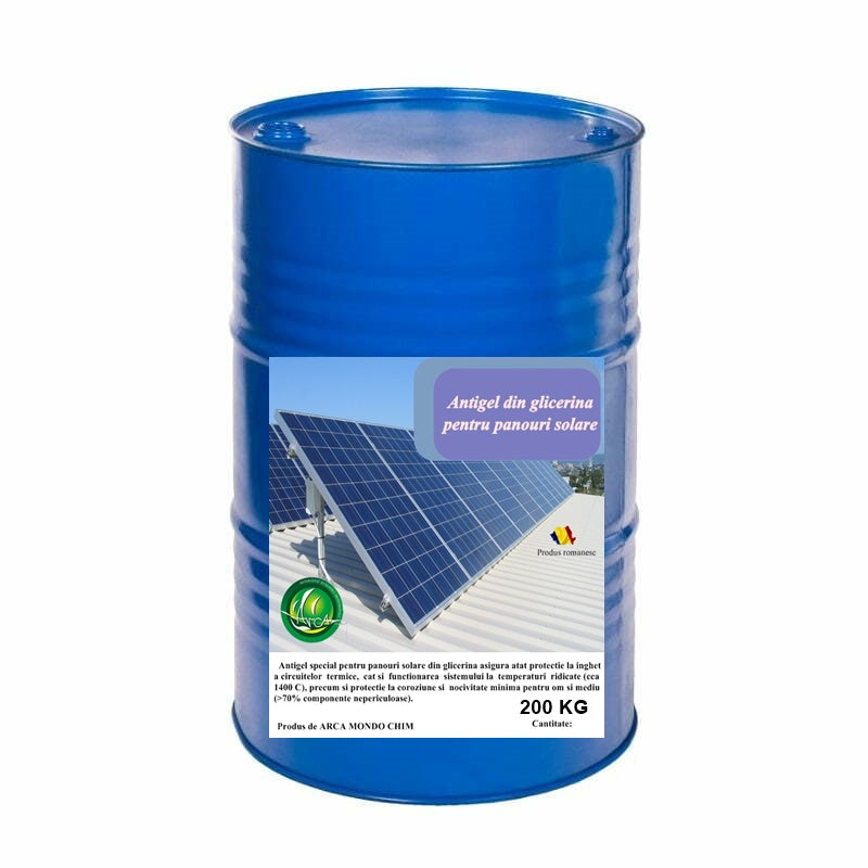 ANTIGEL CONCENTRAT PENTRU PANOURI SOLARE, ARCALUX, BUTOI 200 KG